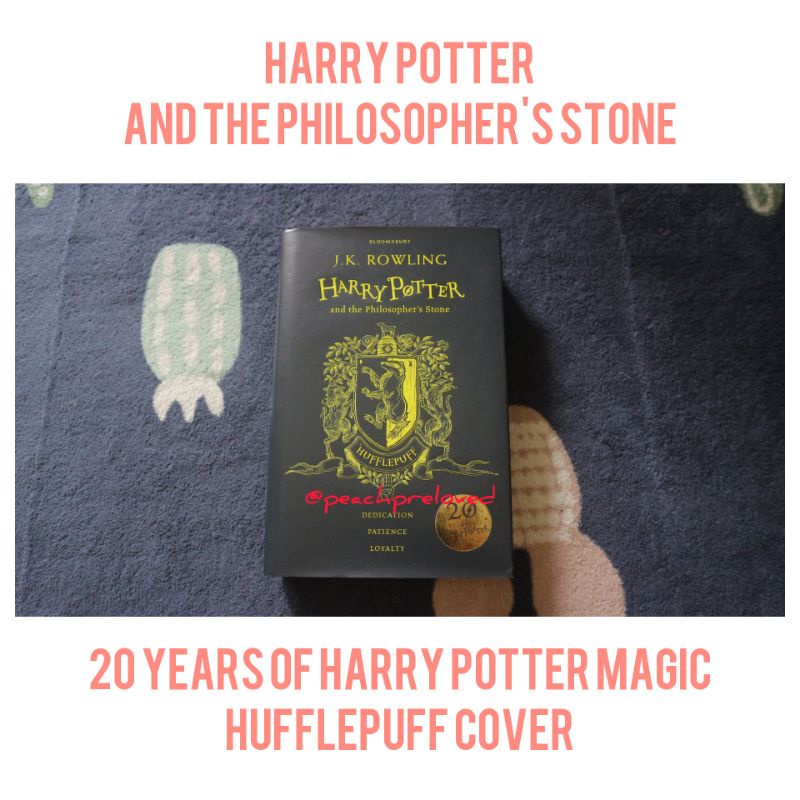 Harry Potter and the Philosopher's Stone Hufflepuff Cover | Shopee ...