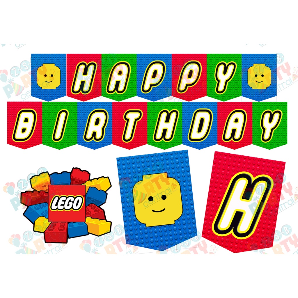 LEGO BIRTHDAY BANNER | Shopee Philippines