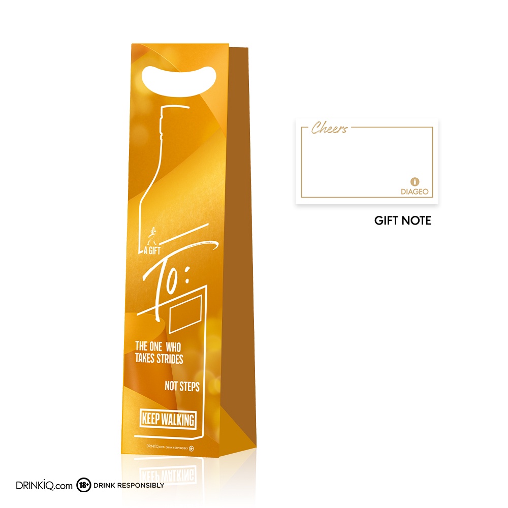 Johnnie Walker Gift Bag With Note (Freebie) | Shopee Philippines