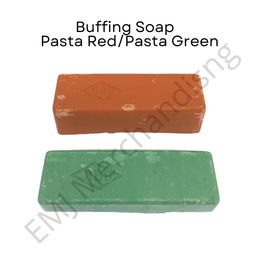 EMJ Green Buffing Soap/Red Buffing Soap (Pasta Berde/Pasta Red ...