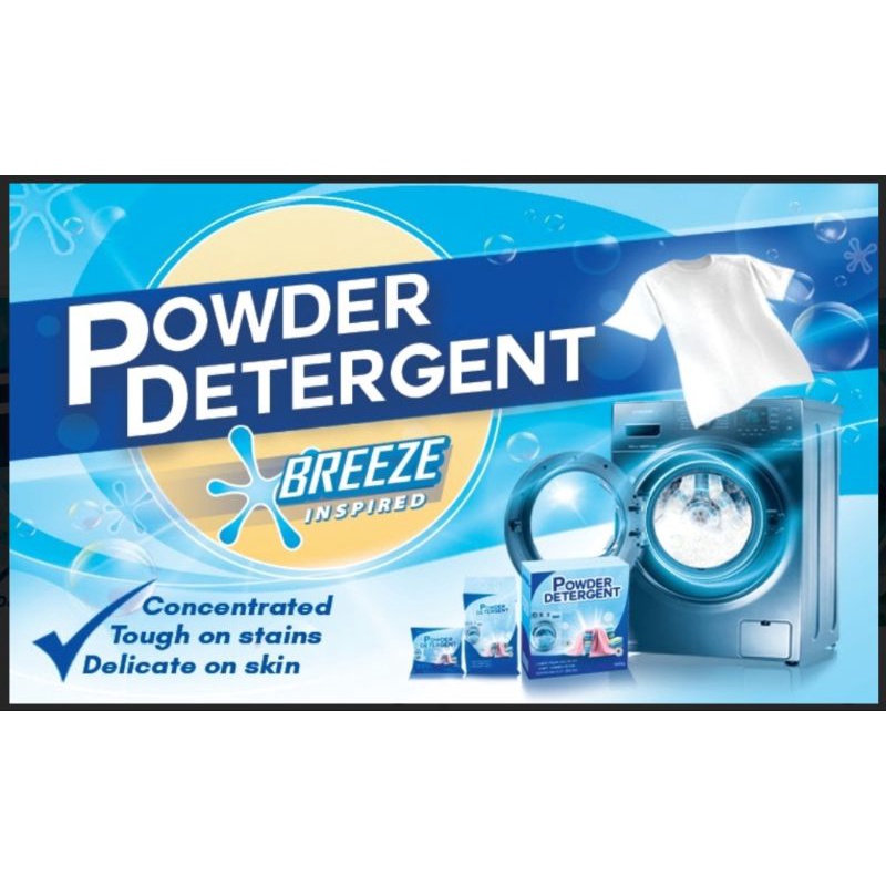 LABEL STICKER POWDER DETERGENT 10PCS UNCUT | Shopee Philippines