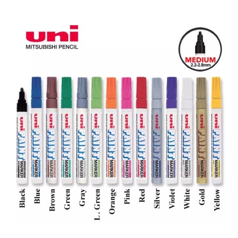 Uni Paint Marker PX-21 Fine / PX-20 Medium Point @Cassandra8526 ...