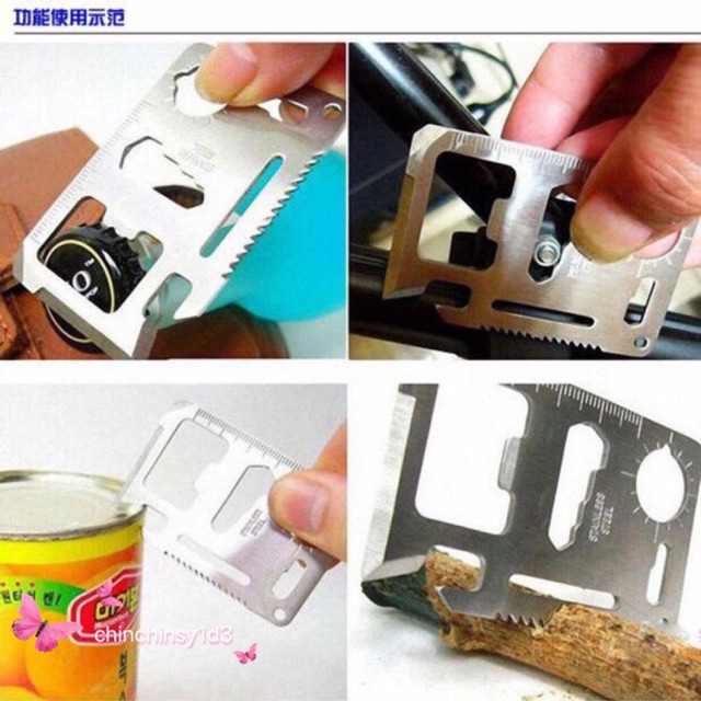 Multi Tool card survival | Shopee Philippines
