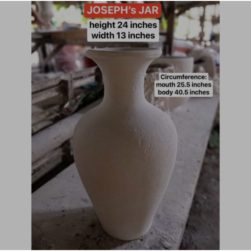 Joseph's Jar (Fiber stonecast )(MAXIMUM OF 2 PCS) | Shopee Philippines