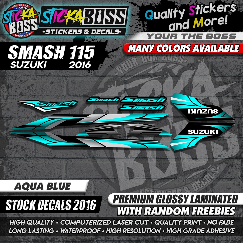 STICKER DECALS for SMASH 115 (S115STDE20) By STICKABOSS ( SOFIE ...