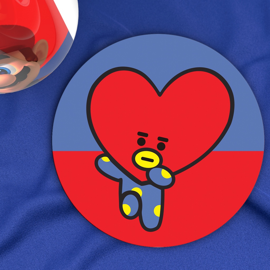 BT2 1 inspired Sublimation Coaster Pad Rubberized CIRCLE OR SQUARE ...