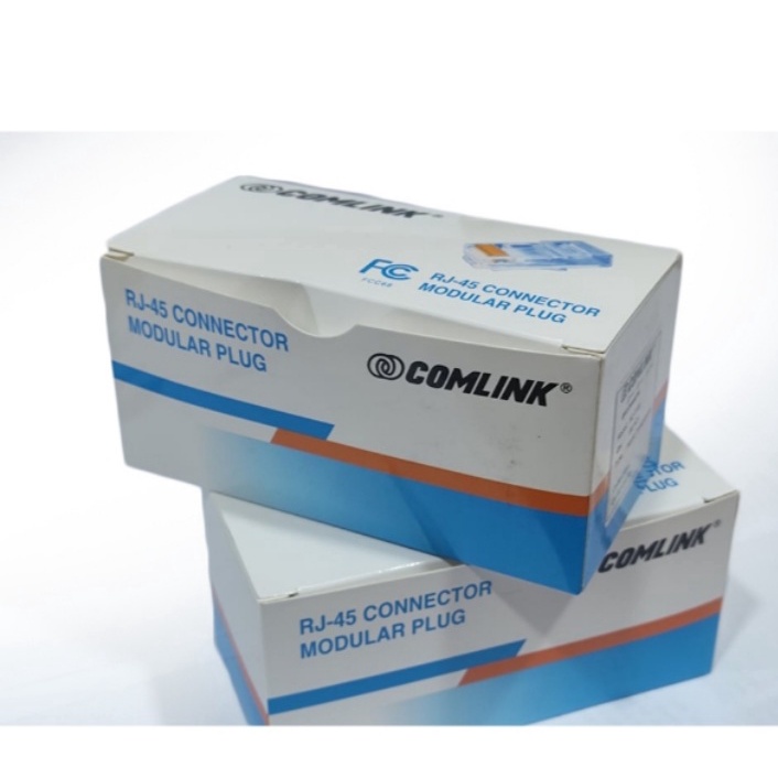 COMPLINK 100pcs or 25pcs RJ45 Cable Cat6/5e passthrough and non ...