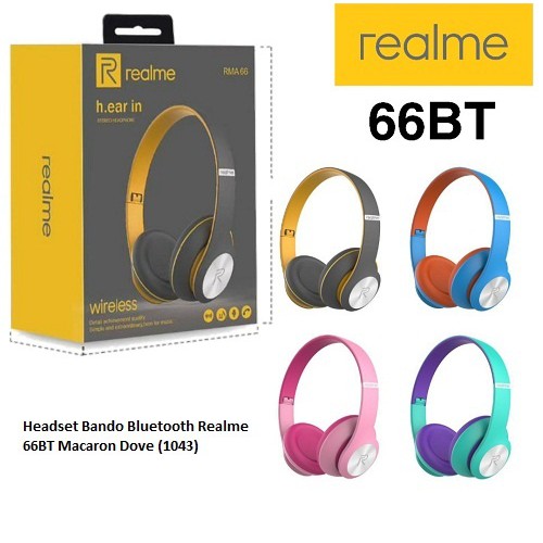 Real Me 66BT Wireless Bluetooth phones Wireless Headphones Bluetooth ...