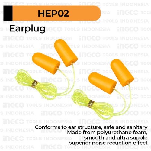 Ear Protector Earplug Protection INGCO HEP02 Earplugs Strap Protection ...