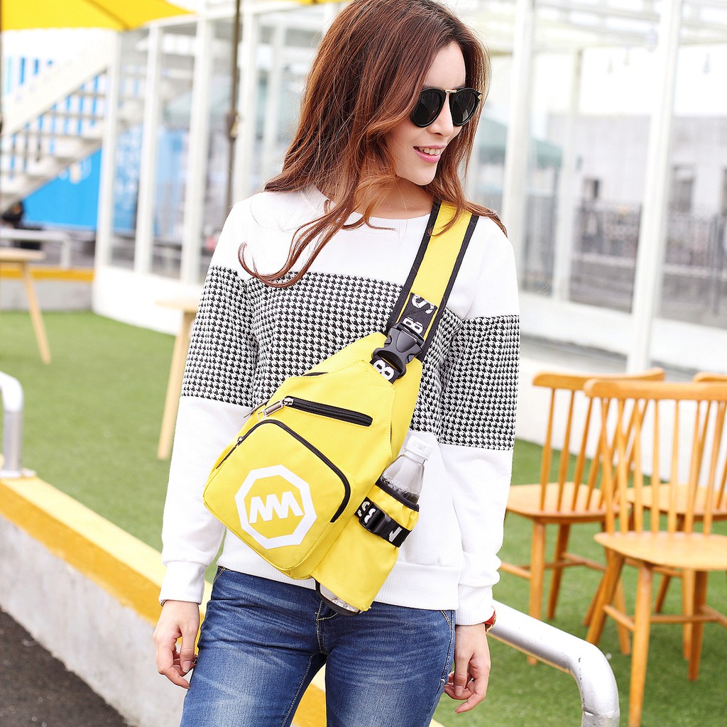 M-shaped Stomach Backpack with Water Holder (all colors) | Shopee ...