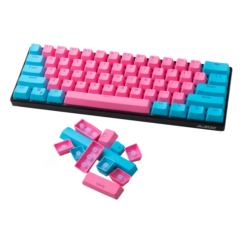 RK 61 Keycaps PBT Material OEM profile Backlit Two-Color Mechanical ...