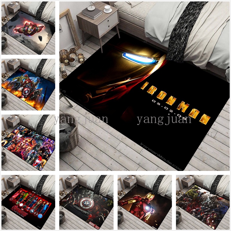 Customizable Avengers Marvel Superhero Carpet Iron Man Captain America ...