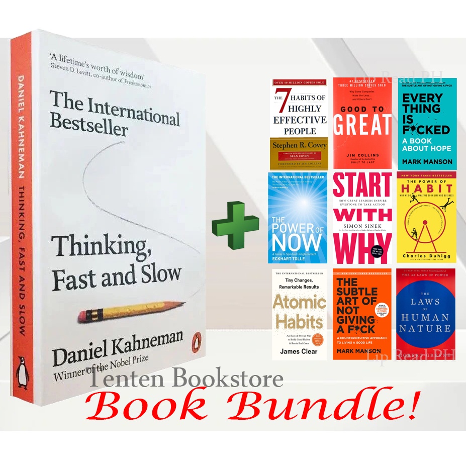 Thinking, Fast And Slow Plus One Bestseller Books Bundle (All Paperback ...