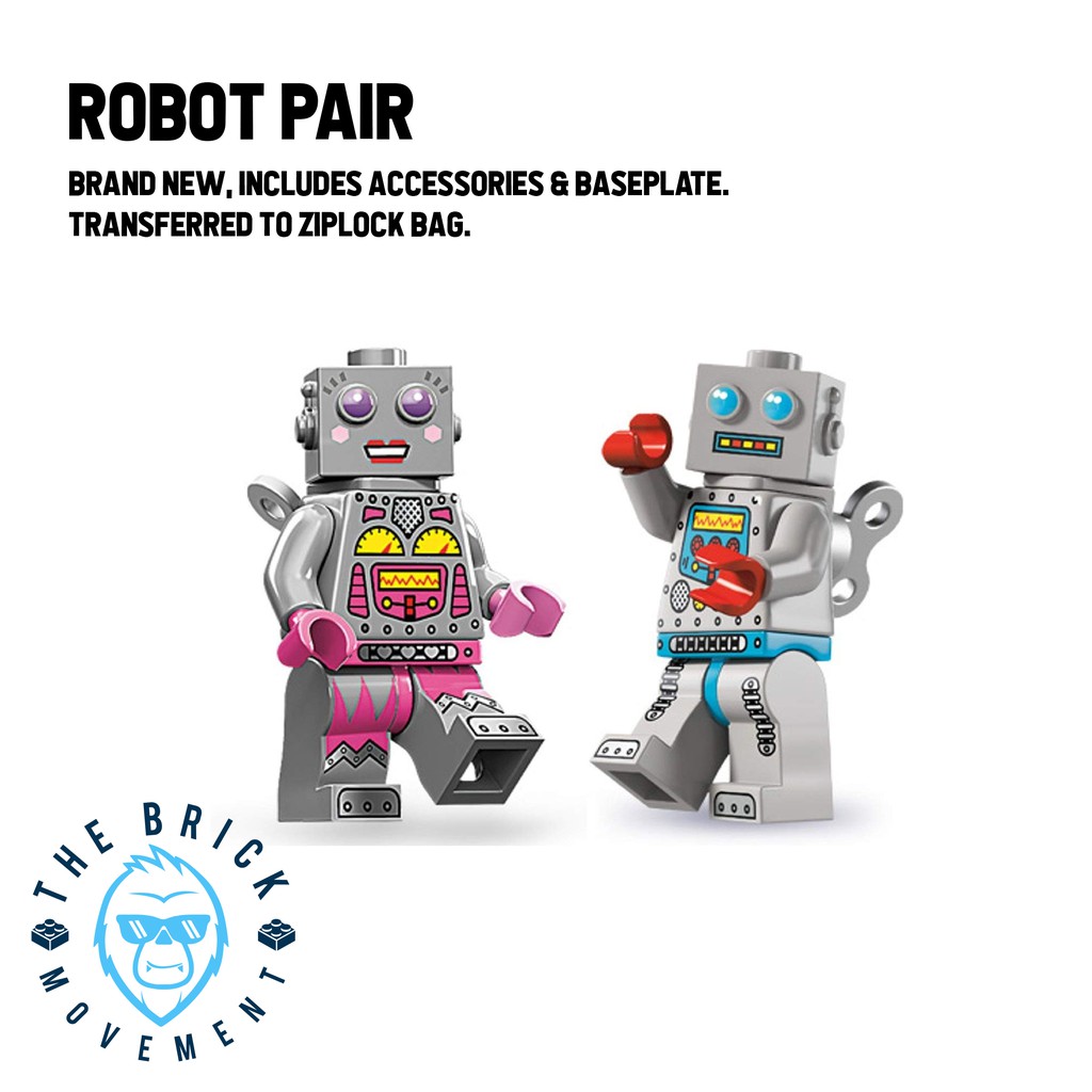 LEGO® Collectible Minifigure Series 6 & 11: Clockwork Robot & Lady ...
