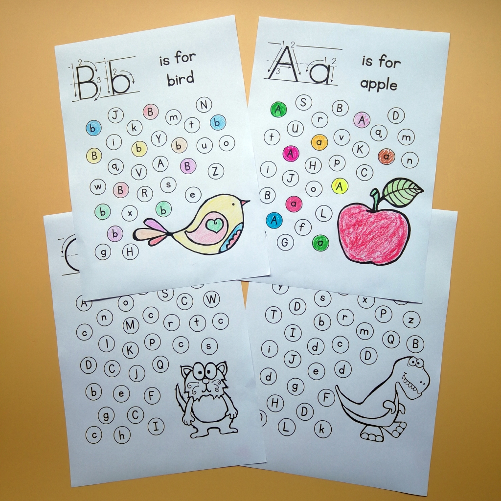 Children English 26 Letters Alphabet Coloring Exercise Books | Shopee ...