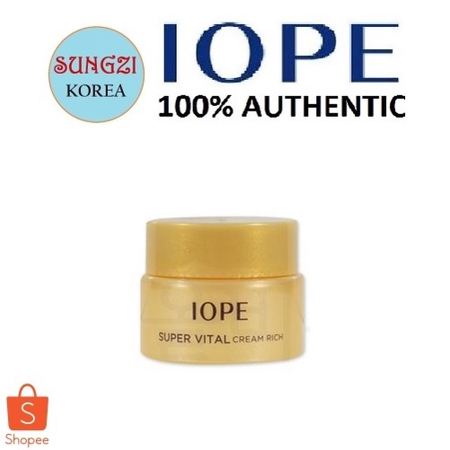 IOPE Super Vital Cream Rich 5ml Korean Cosmetics | Shopee Philippines