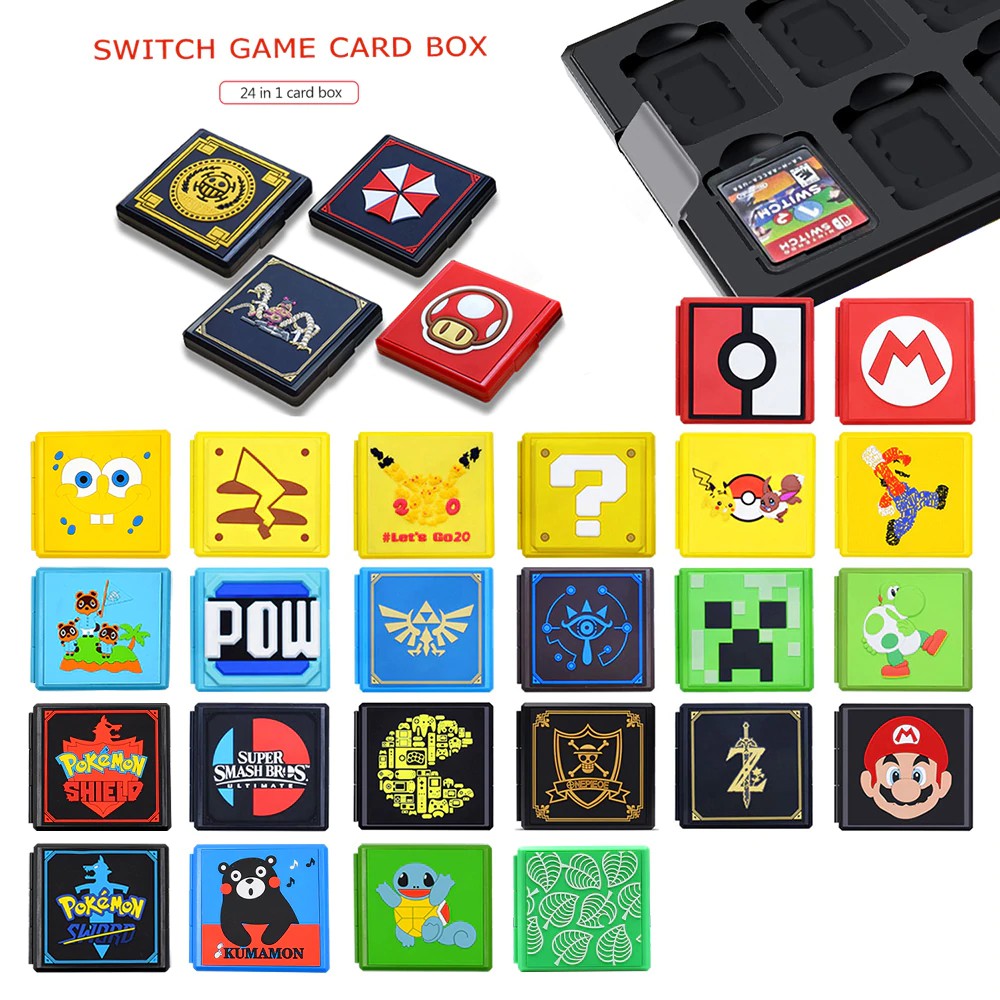 Nintendo switch card case 24 models | Shopee Philippines