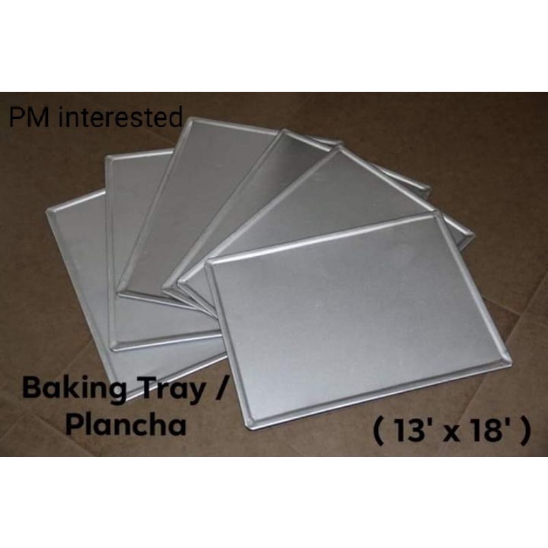 13 x 18 Baking Tray/Plancha/Pandesal Tray | Shopee Philippines