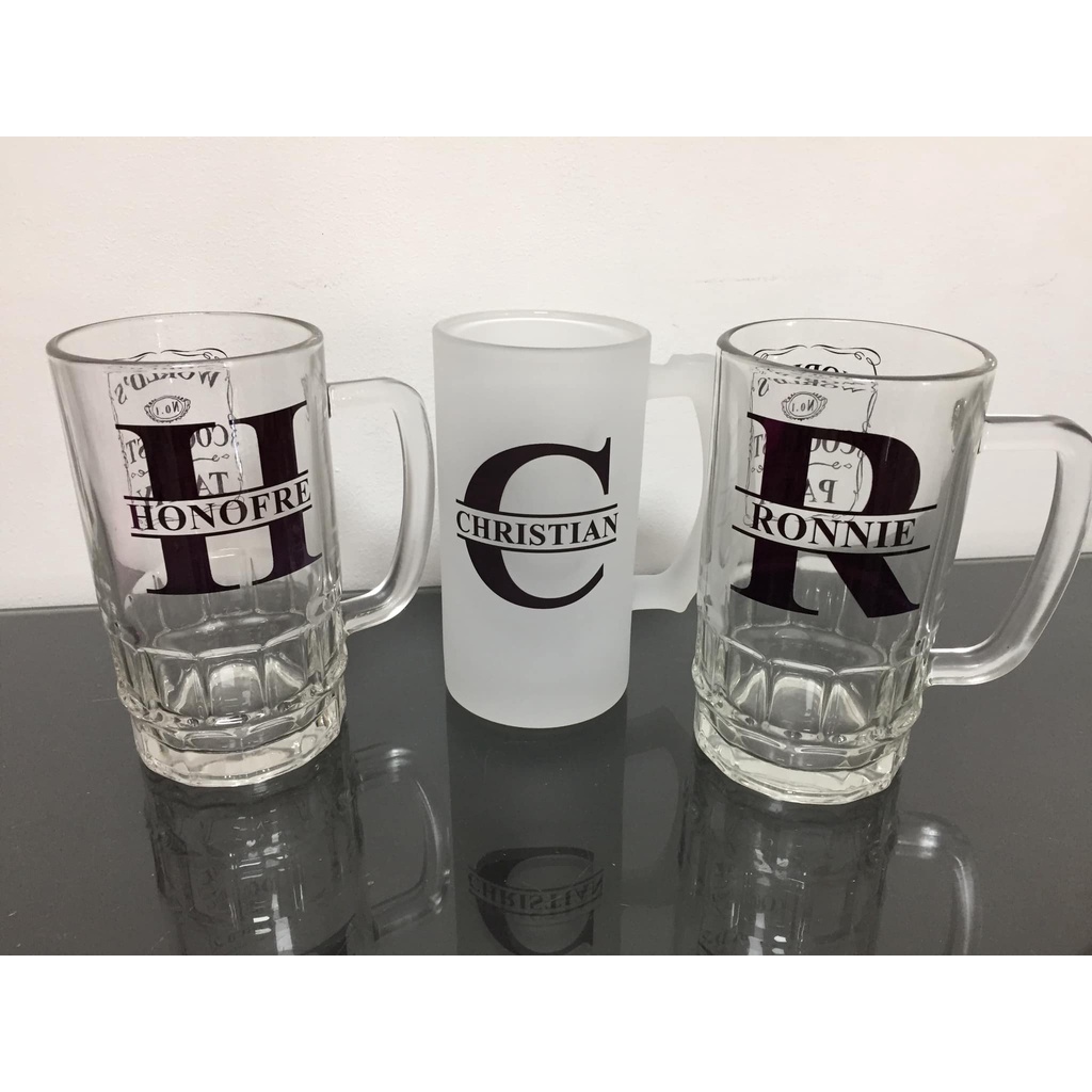 Personalized Beer Mugs (Sublimation, permanent print) | Shopee Philippines