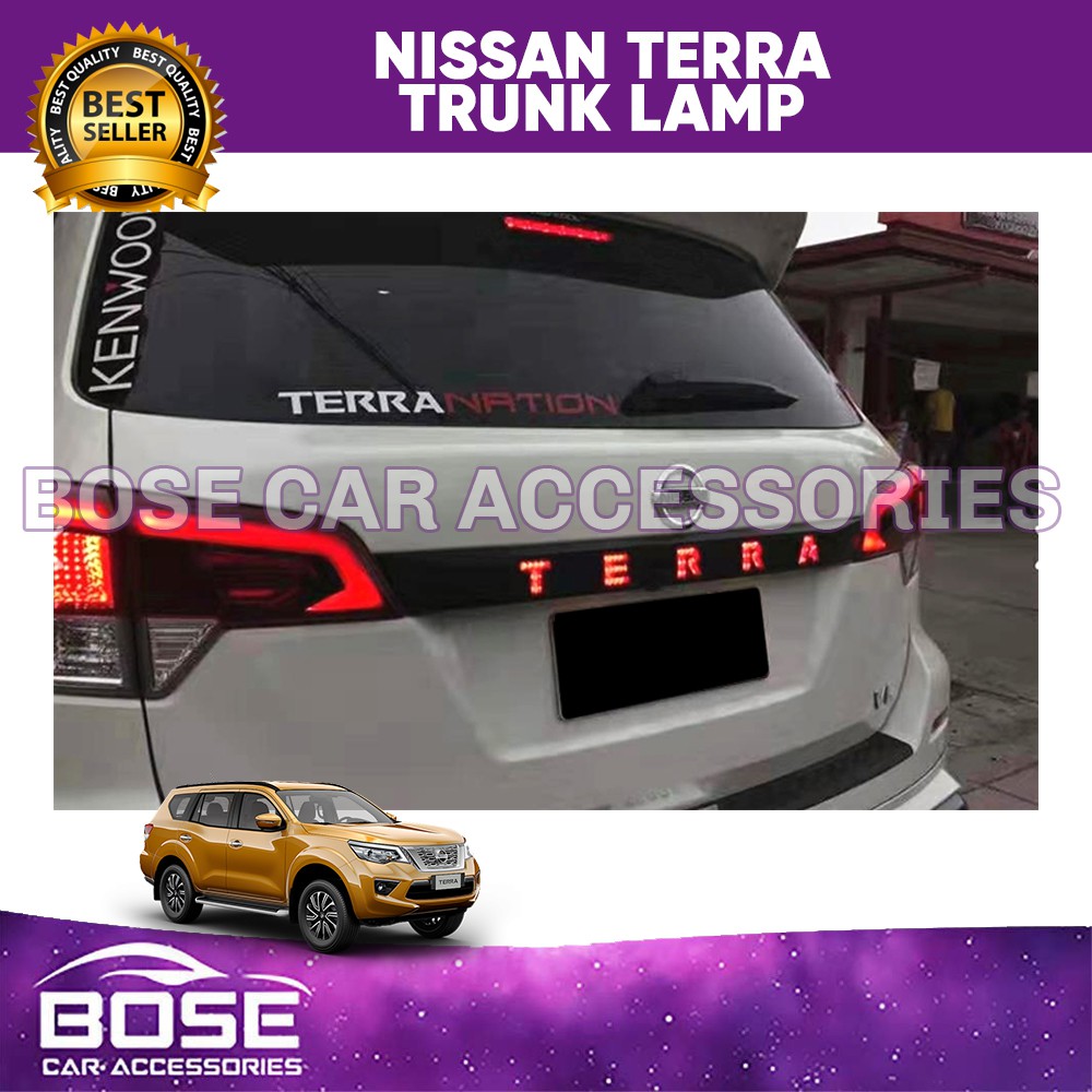 SUV Trunk Lid Lamp Rear Lid Cover with LED Nissan Terra 2018 - 2021 ...