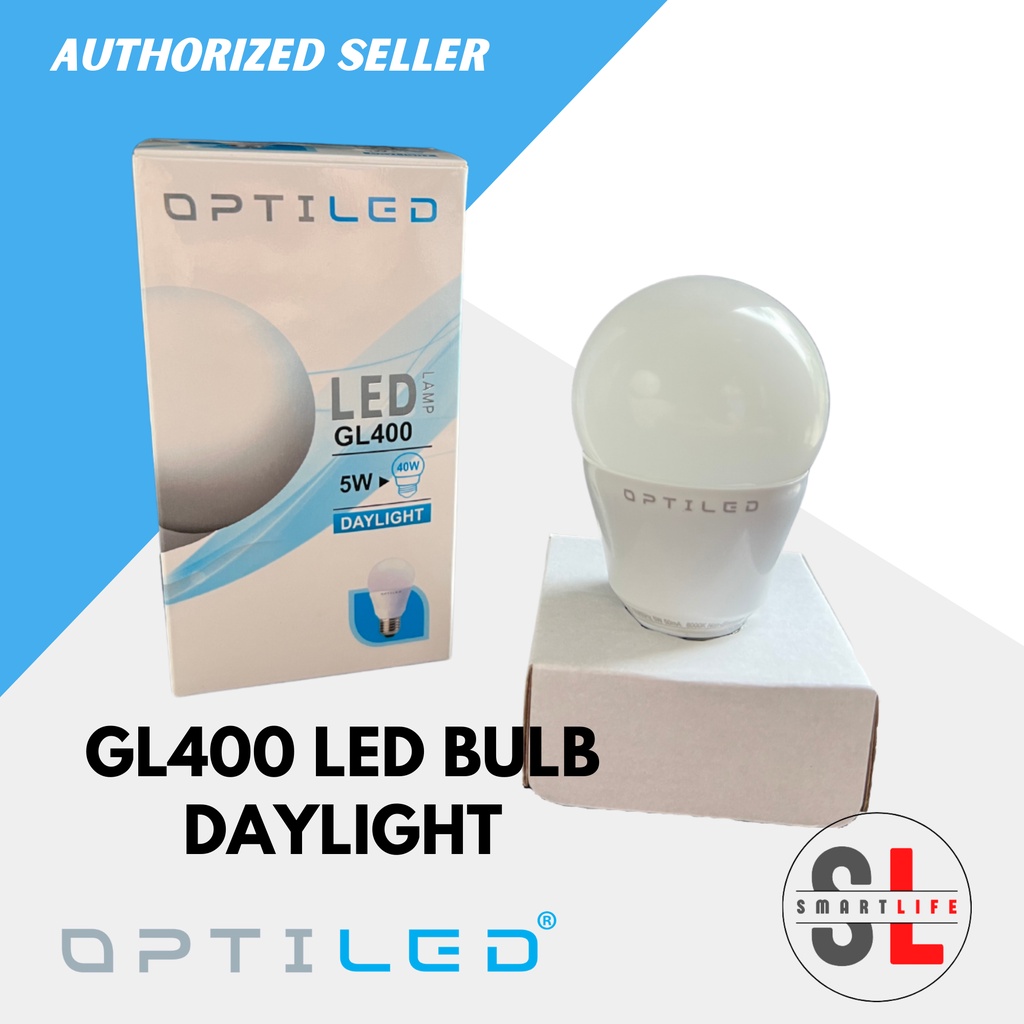 Optiled Gl400 Led Bulb Daylight 5w 220v-240v Ac 6000k High Power ...