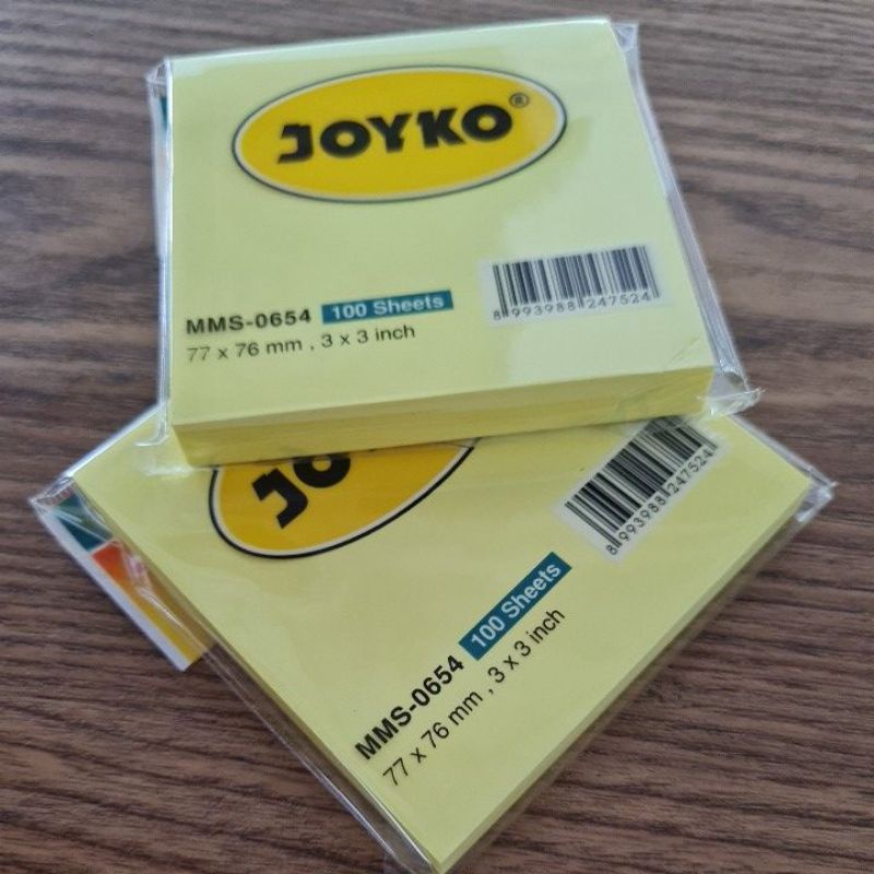 Joyko memo stick MMS-0654 77x76mm.. 3x3 inches | Shopee Philippines
