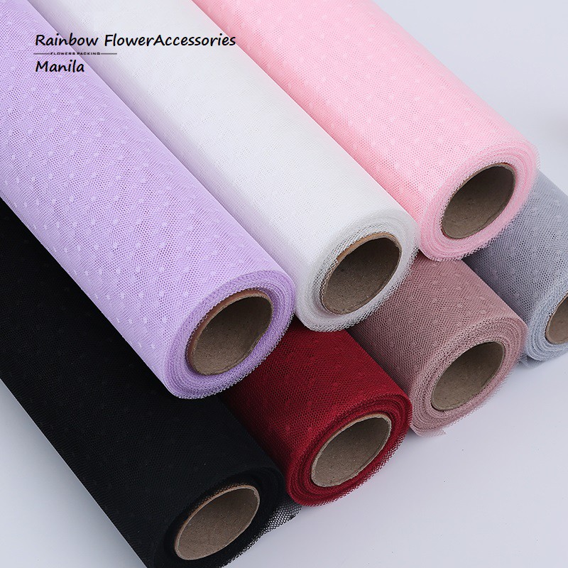 Flower Bouquet Mesh Point pattern 50cm x 10Y per Roll | Shopee Philippines