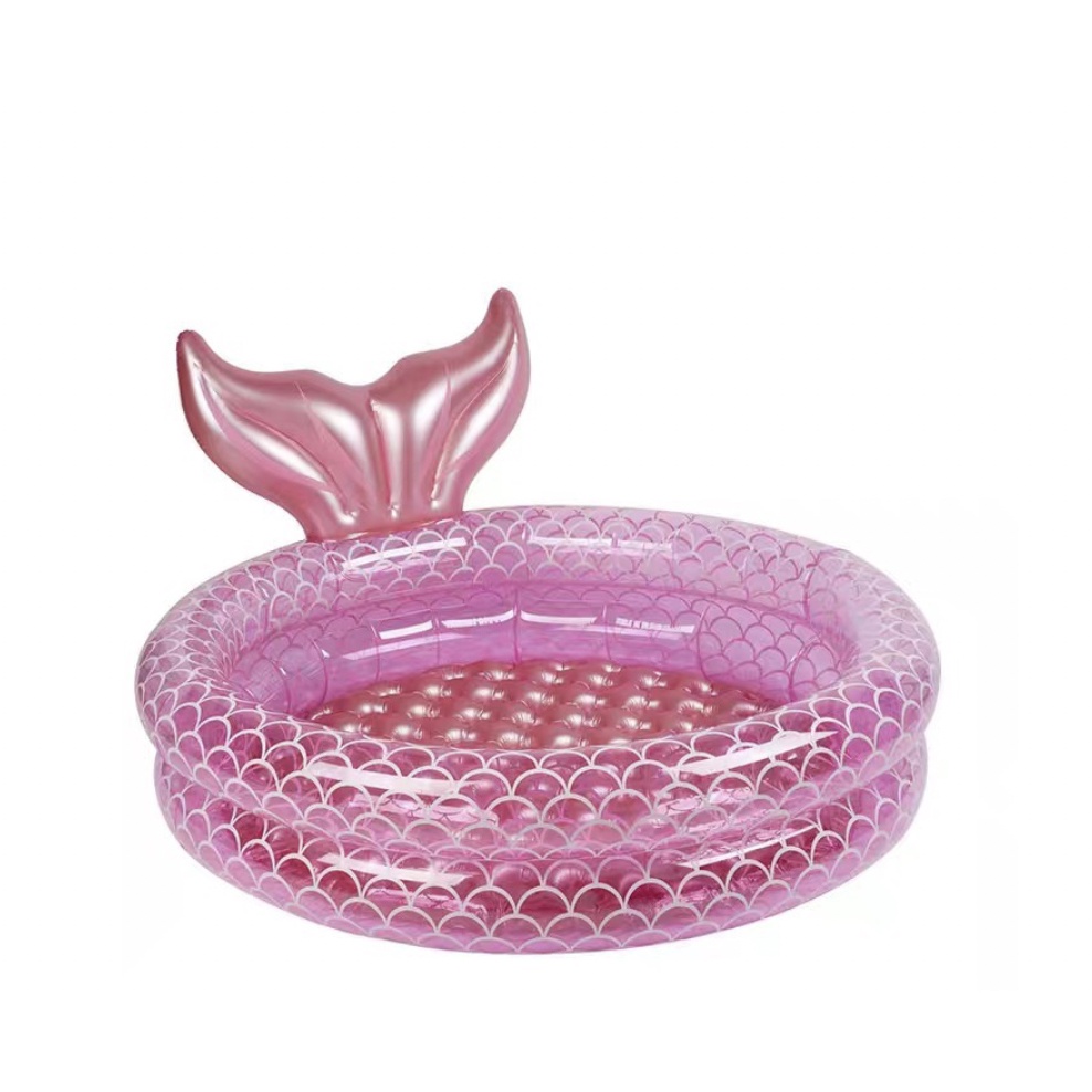 Boxing VM One Year Warranty Pink Mermaid Tail Inflatable Pool for Kids ...
