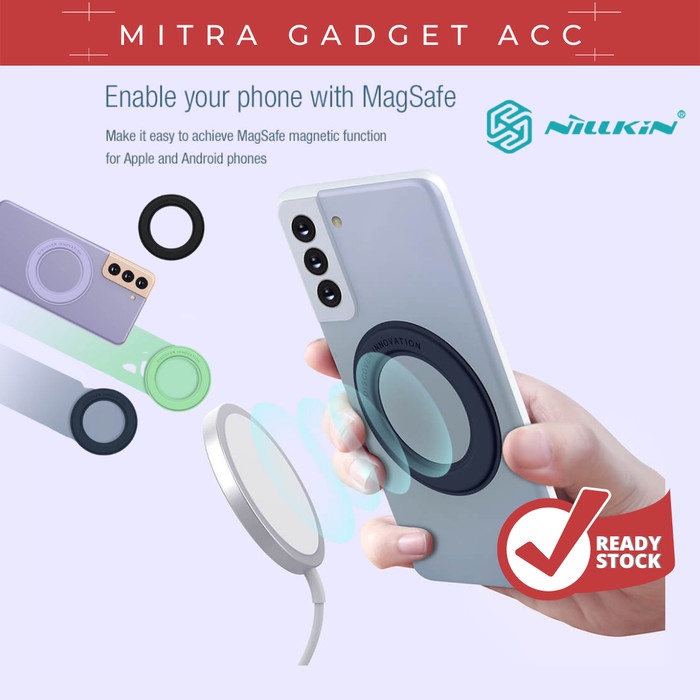 Magnetic STICKER NILLKIN MAGSAFE STICKER STICKER For IPHONE ANDROID ...
