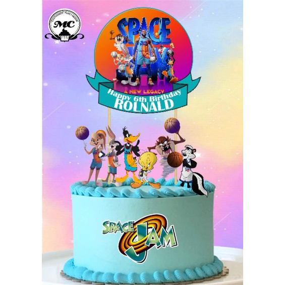 space jam theme cake topper | Shopee Philippines