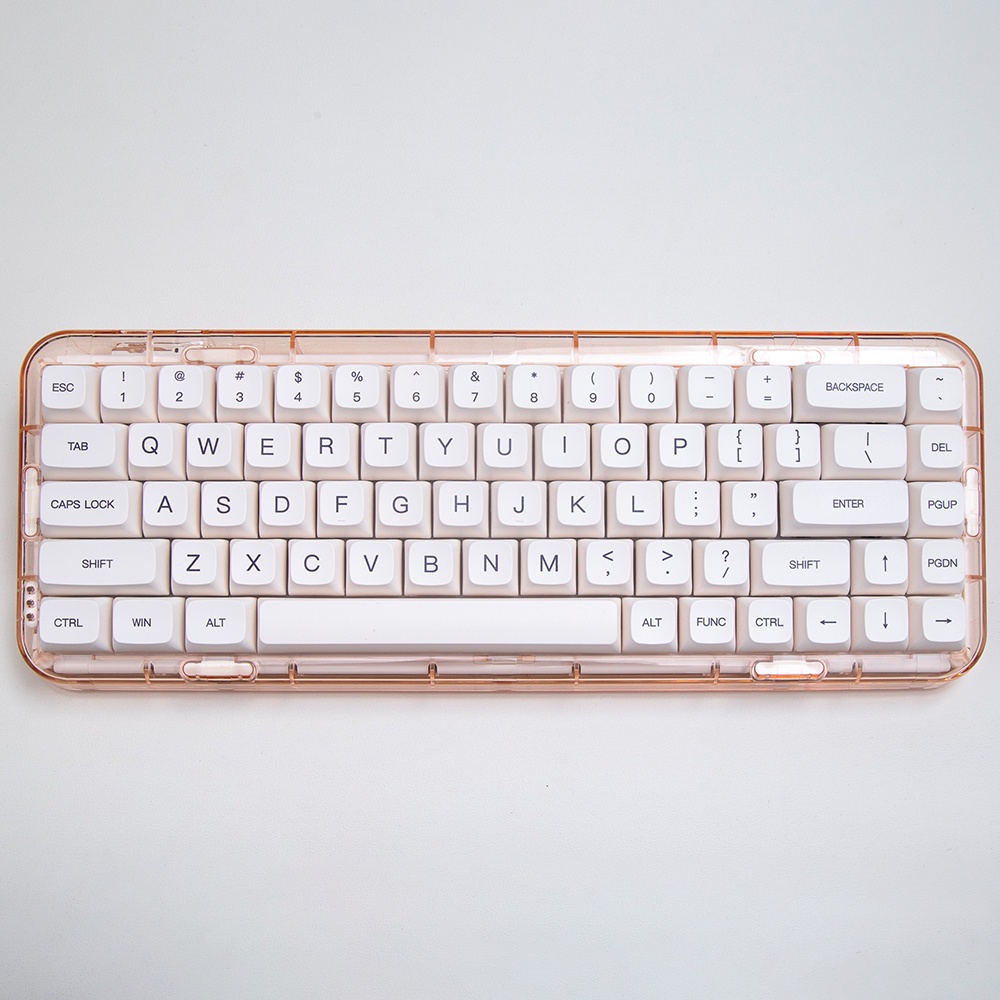 Minimalist White Keycaps XDA/MDA Profile 120Key PBT Compatible with 60 ...
