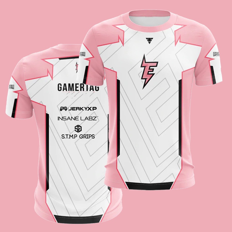 2022 Efficiency Gaming Pink esports jersey, csgo LOL 3D printed crew ...