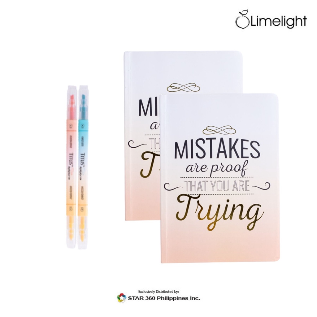 Limelight A5 Traditional Notebooks 2's w/ Titus Mild Highlighter ...