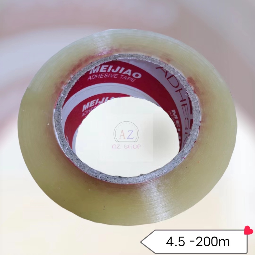 4.7cm wide transparent tape big roll sealing tape200-100m.long express ...