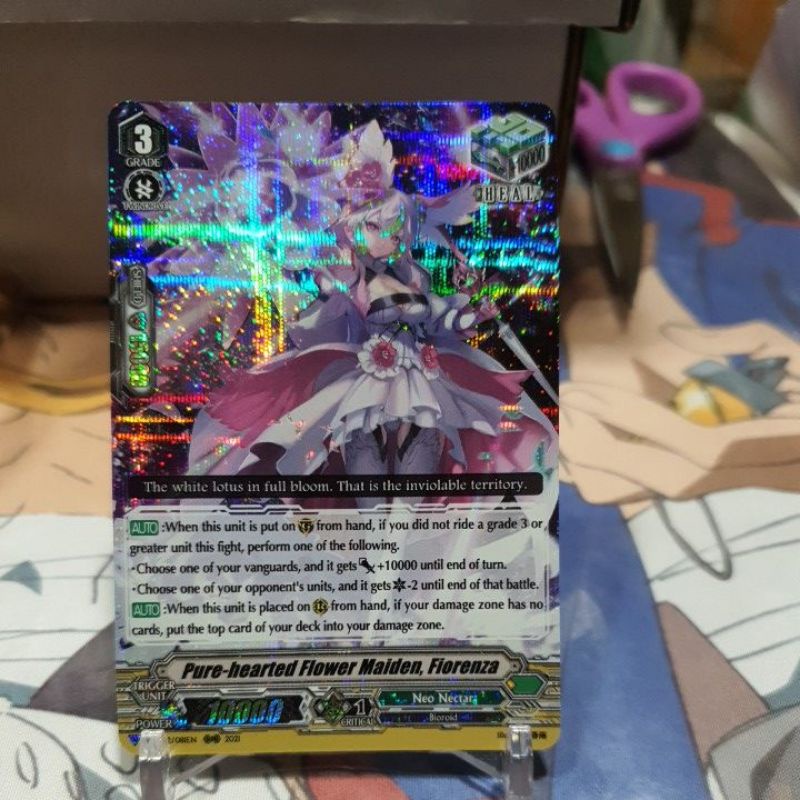 PURE-HEARTED FLOWER MAIDEN, FIORENZA RRR DVS02 CARDFIGHT VANGUARD ENGLISH | Shopee Philippines