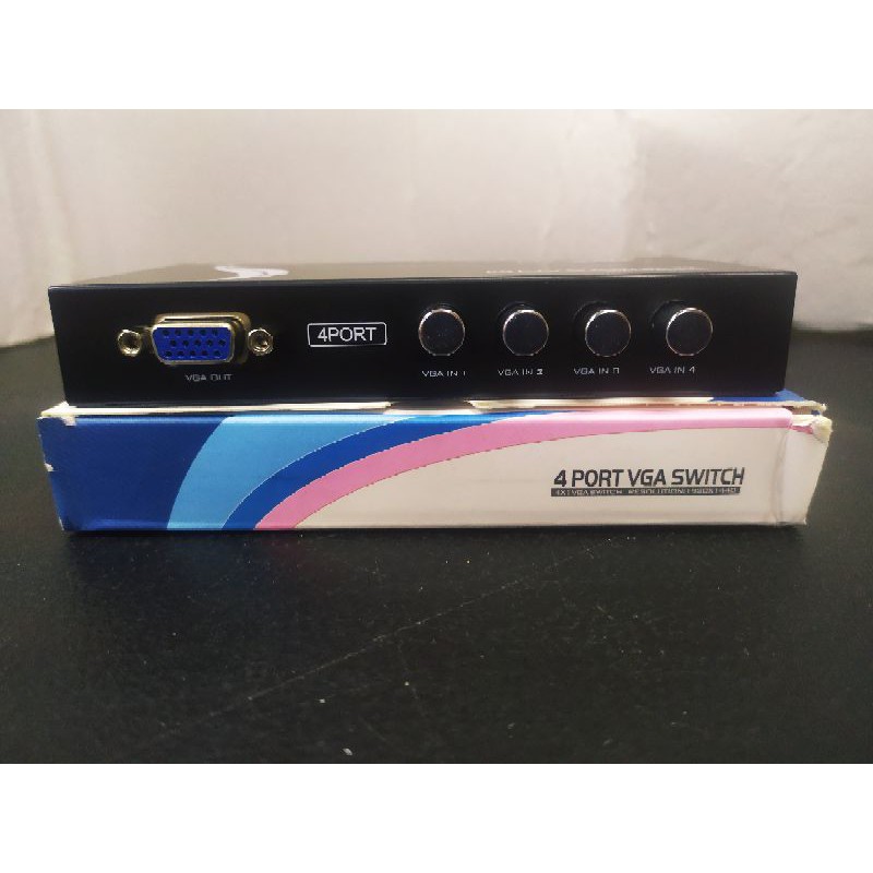 VGA SHARE SWITCH 4 PORTS | Shopee Philippines