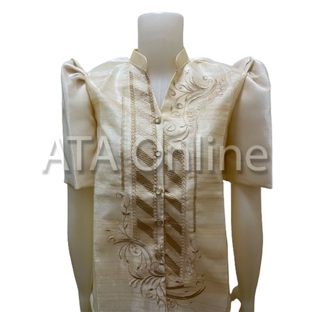 Modern Filipiniana Lady Barong Blouse Mestiza/Maria Clara (Top) Imelda ...
