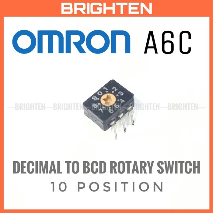 Omron A6C Decimal - BCD Rotary Switch 10 Position | Shopee Philippines