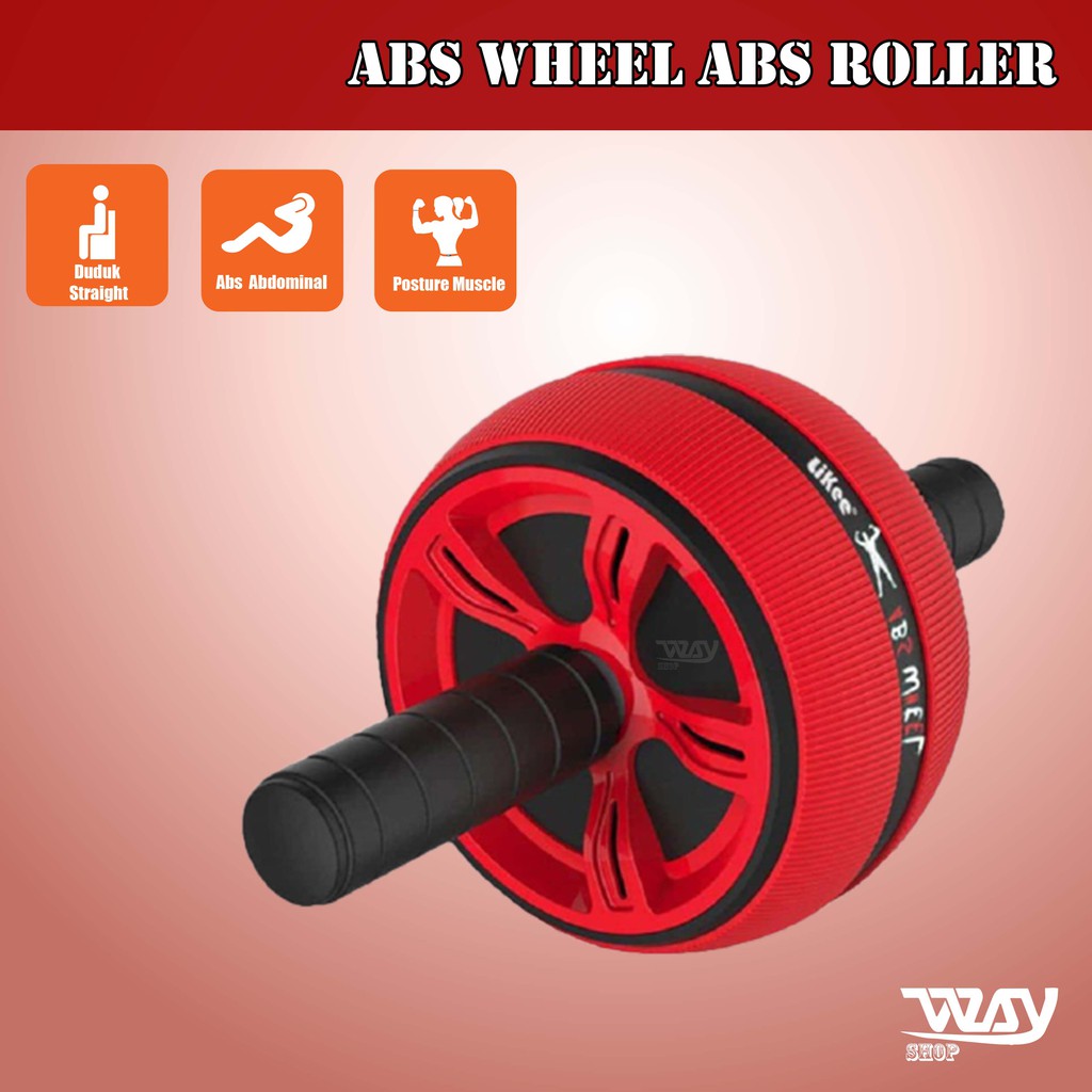 Abs Roller Abs Wheel Kempis Perut Body Posture Improve Exercise Core ...