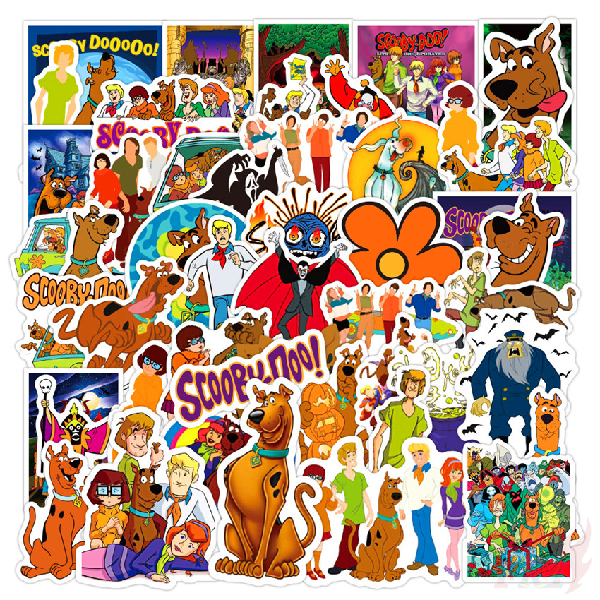 Scoob! - Cartoon Scooby-Doo Shaggy Stickers 50Pcs/Set Waterproof DIY ...