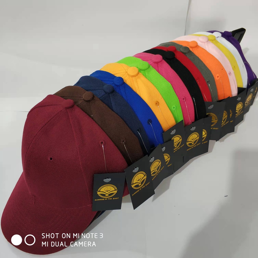 HIGH QUALITY PLAIN BASEBALL CAP | Shopee Philippines