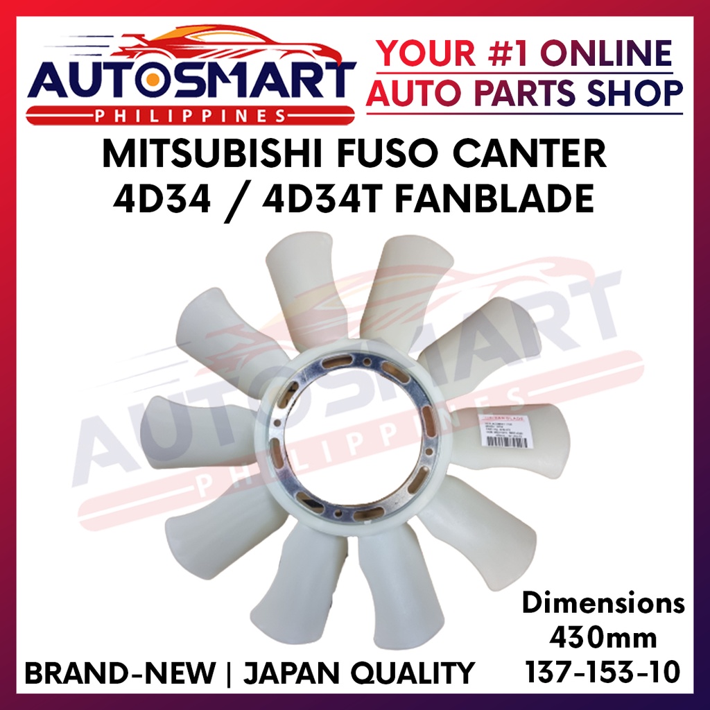 Mitsubishi Fuso Canter 4D34/4D34T Fanblade Fan Blade(SFB-370) | Shopee ...