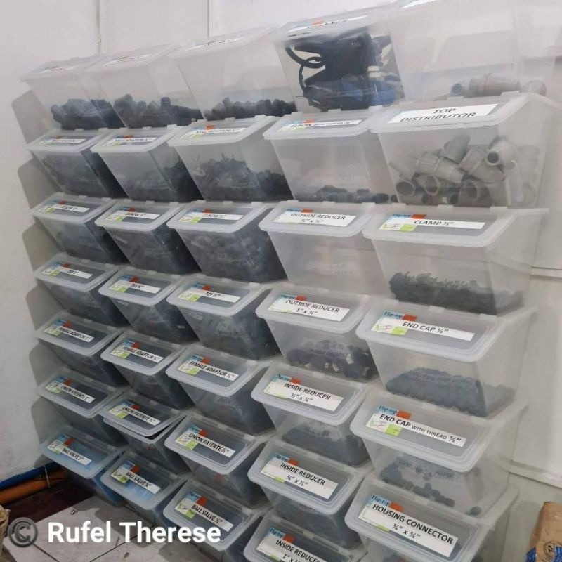 flip top storage box with wheels (big) 45x43x29 and small 38x43x29 ...