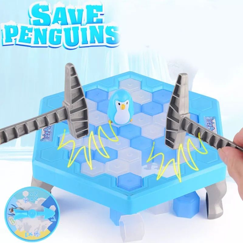 Children's educational toy mini rescue penguin icebreaker toy stress ...