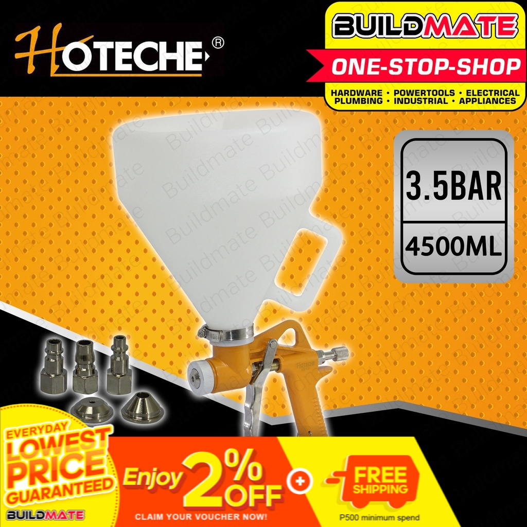 HOTECHE Air Hopper Spray Gun 4500ml 3.5bar A831421 •BUILDMATE• | Shopee Philippines