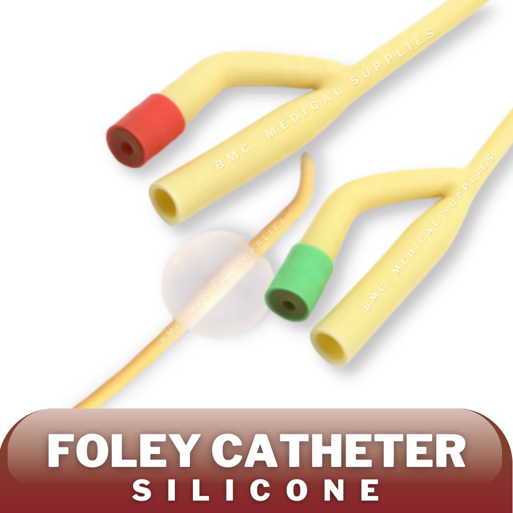 Foley Catheter Latex Silicone Coated Fr.10,12,14,16,18 | Shopee Philippines