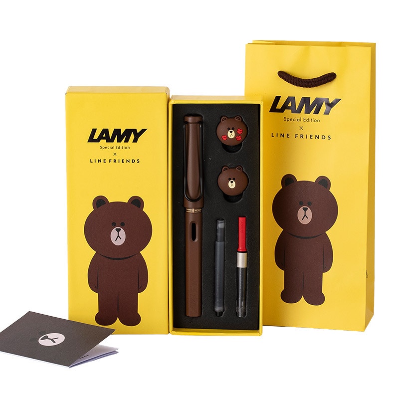 NEW LAMY Fountain Pen Limited Edition Cartoon Box Student Calligraphy ...
