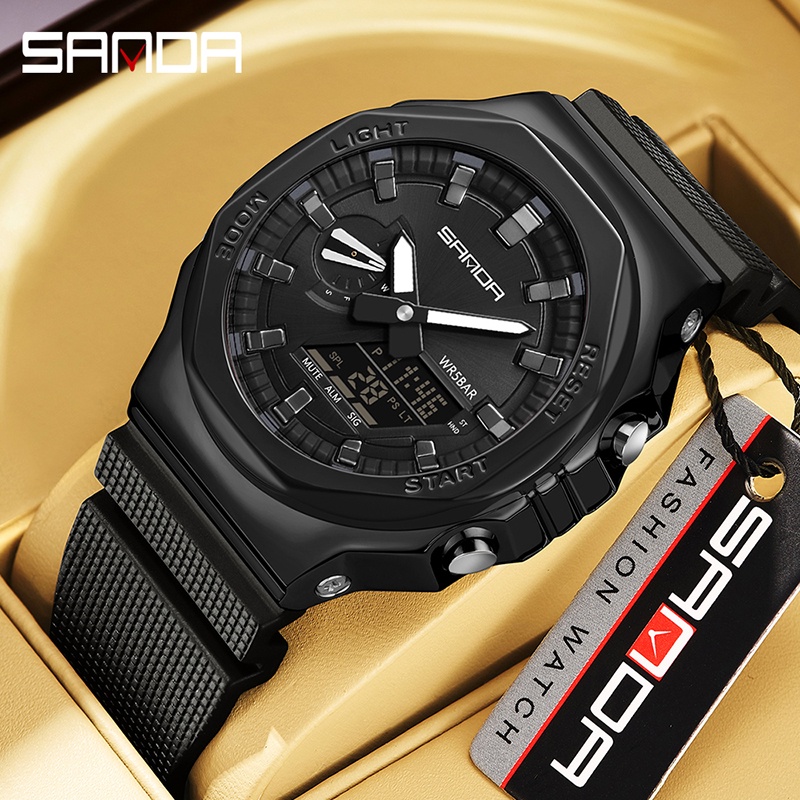 Sanda Men's Watch Luminous Multi-function Metal Luxury Fashion Men's ...