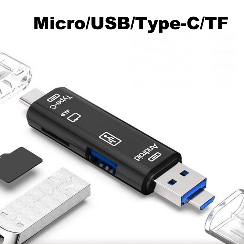 All In 1 Usb 3.1 high speed SD TF Micro SD card reader type C USB C ...
