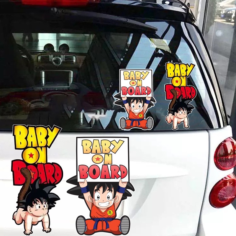 HL Seven Dragon Ball stickers decorative car cartoon Goku decals anime ...
